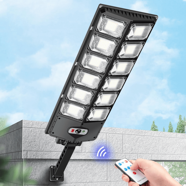 Solar Street Lights, 5500LM 6500K Ultra Bright Solar Motion Sensor ...