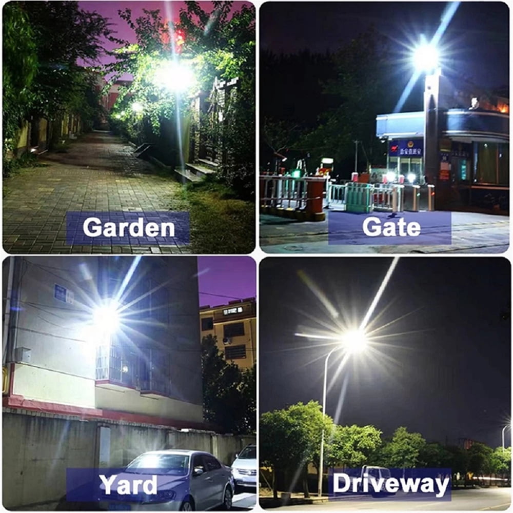 Solar Street Lights, 5500LM 6500K Ultra Bright Solar Motion Sensor ...