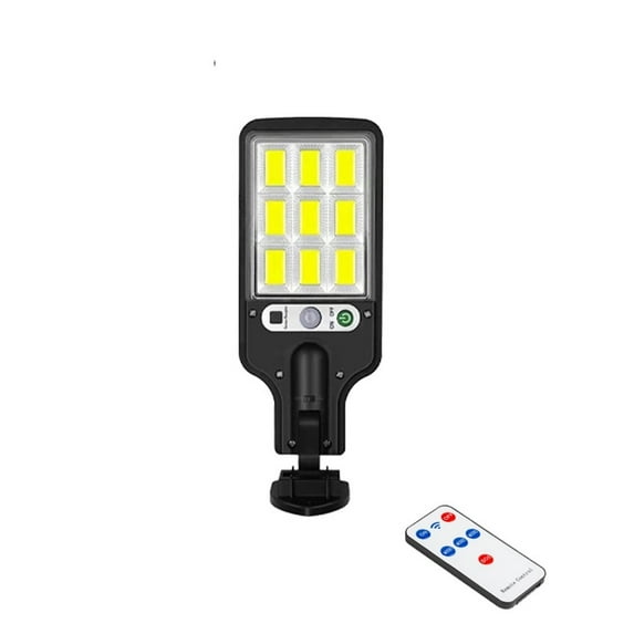 Solar Street Lights Outdoor 117 COB Wireless Solar Security Wall Lamp ...