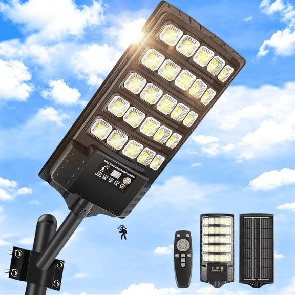 8000W Solar Lights Outdoor, 7000K Solar Street Light ,Commercial Solar ...