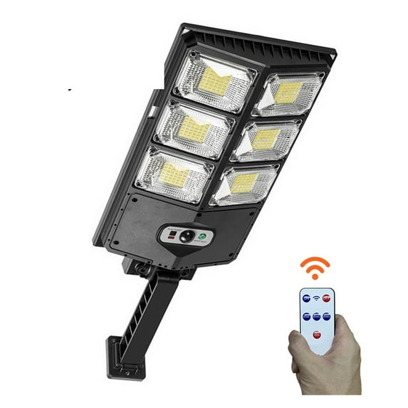 Solar Street Lights Outdoor Waterproof 8000LM High Brightness Dusk To ...