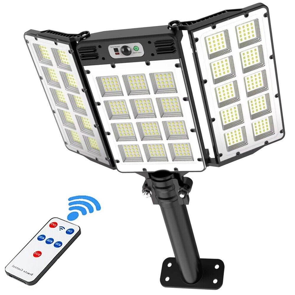 Solar Street Lights Outdoor Waterproof,DFITO 800 LEDs Solar Parking Lot ...