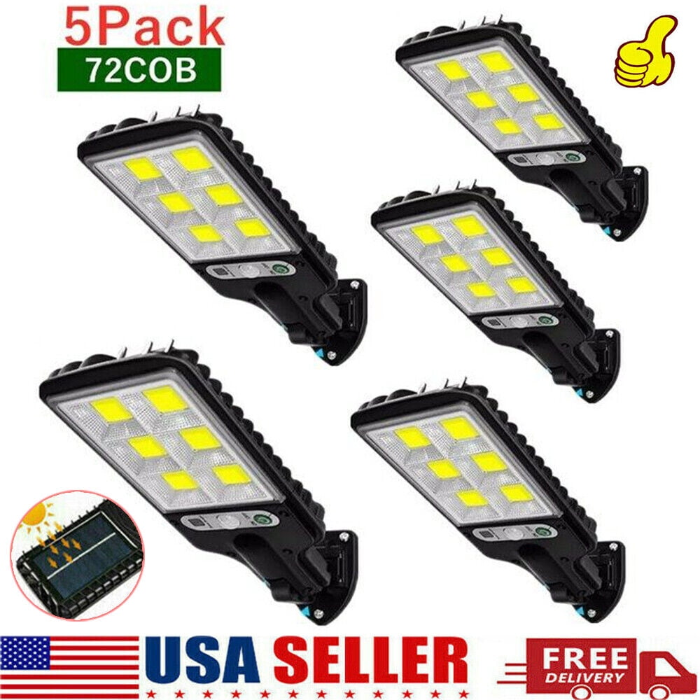 Solar Street Lights Outdoor Waterproof, IP65 Solar Powered Street ...