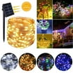Solar Outdoor String Lights,100 LED Solar Powered Fairy Lights 33 feet ...