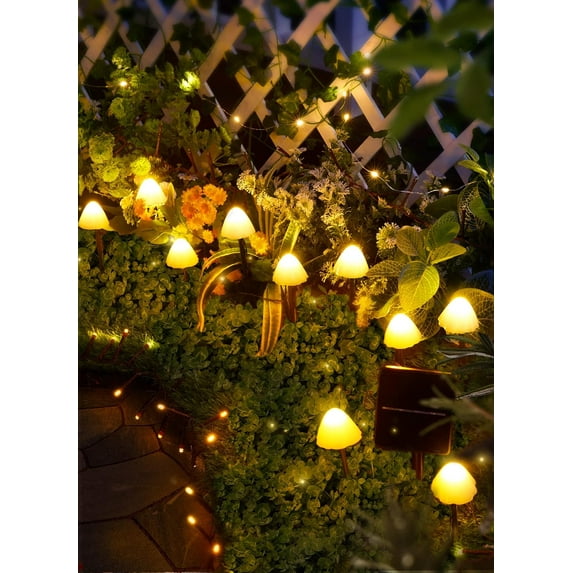 Solar String Lights Outdoor 60 LED 36FT with 8 Lighting Modes ...