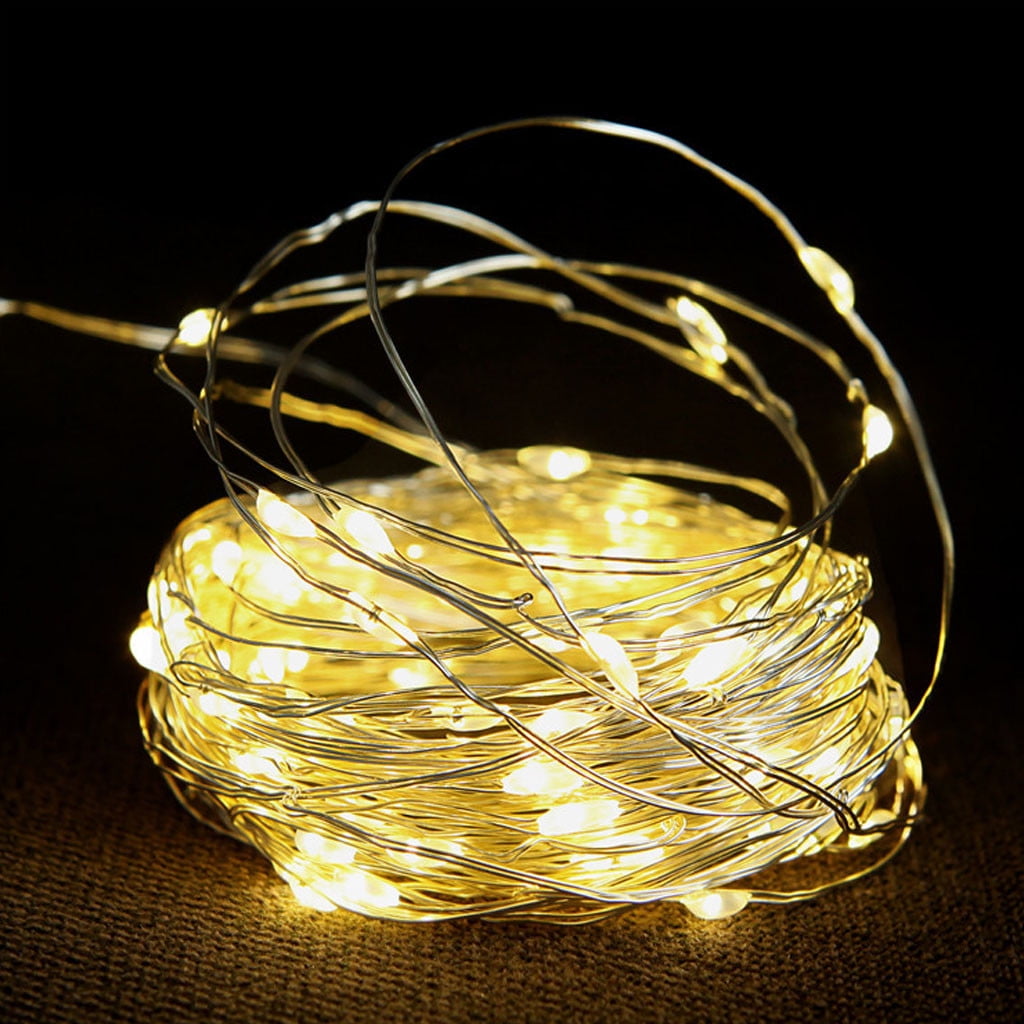 Solar String Lights Outdoor 8 Modes Waterproof Copper Wire Fairy Lights ...