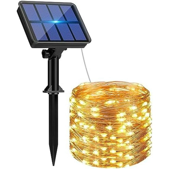 Solar String Lights for Outside - 80LED 33FT Solar Fairy Lights Outdoor ...