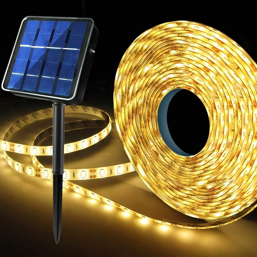 Solar Strip Lights 300/600Light Strip Stairs Step Lights Outdoor 8 ...