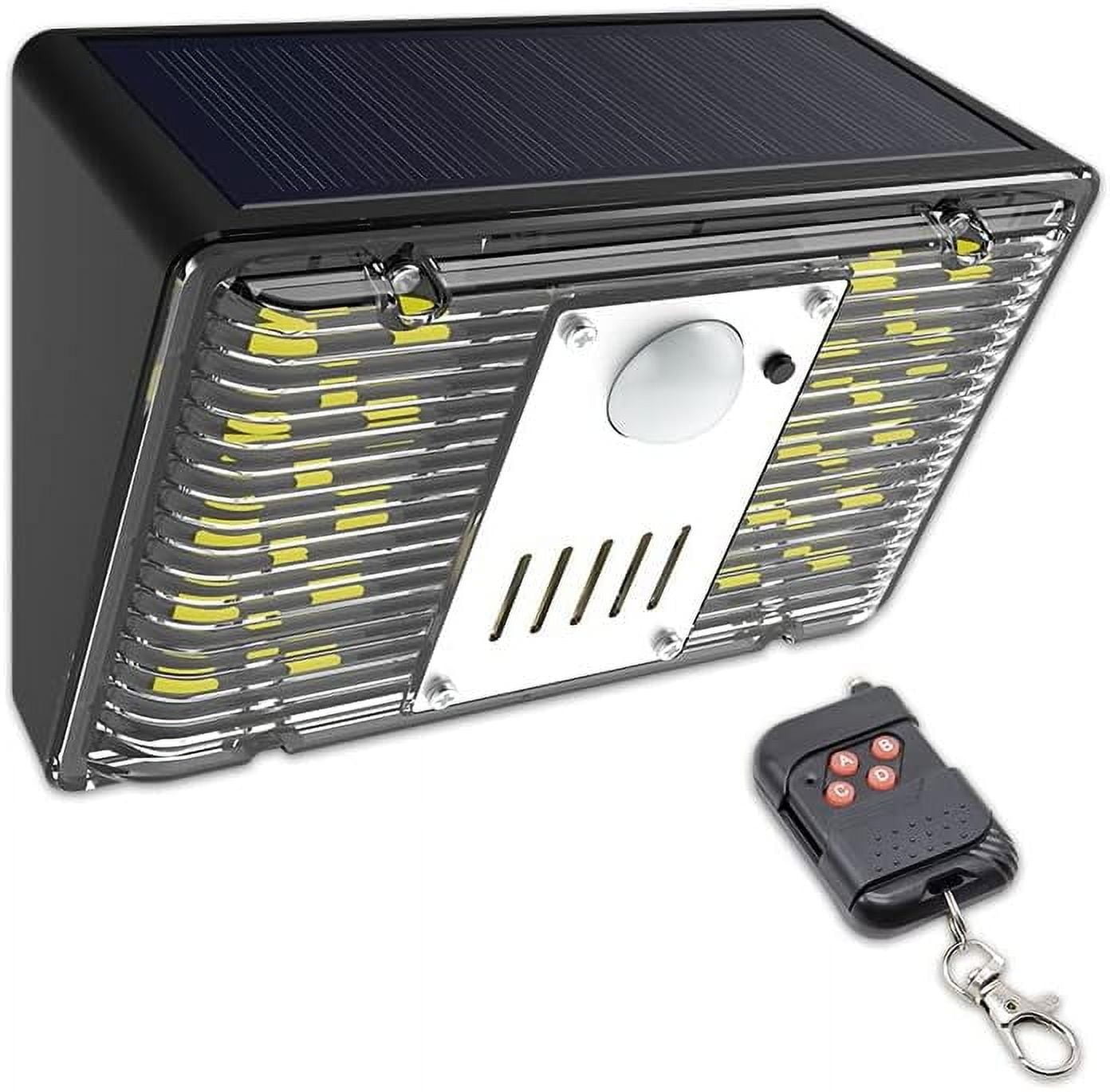 Solar Strobe Siren Alarm Light, Waterproof Security Lights Wall Lights ...