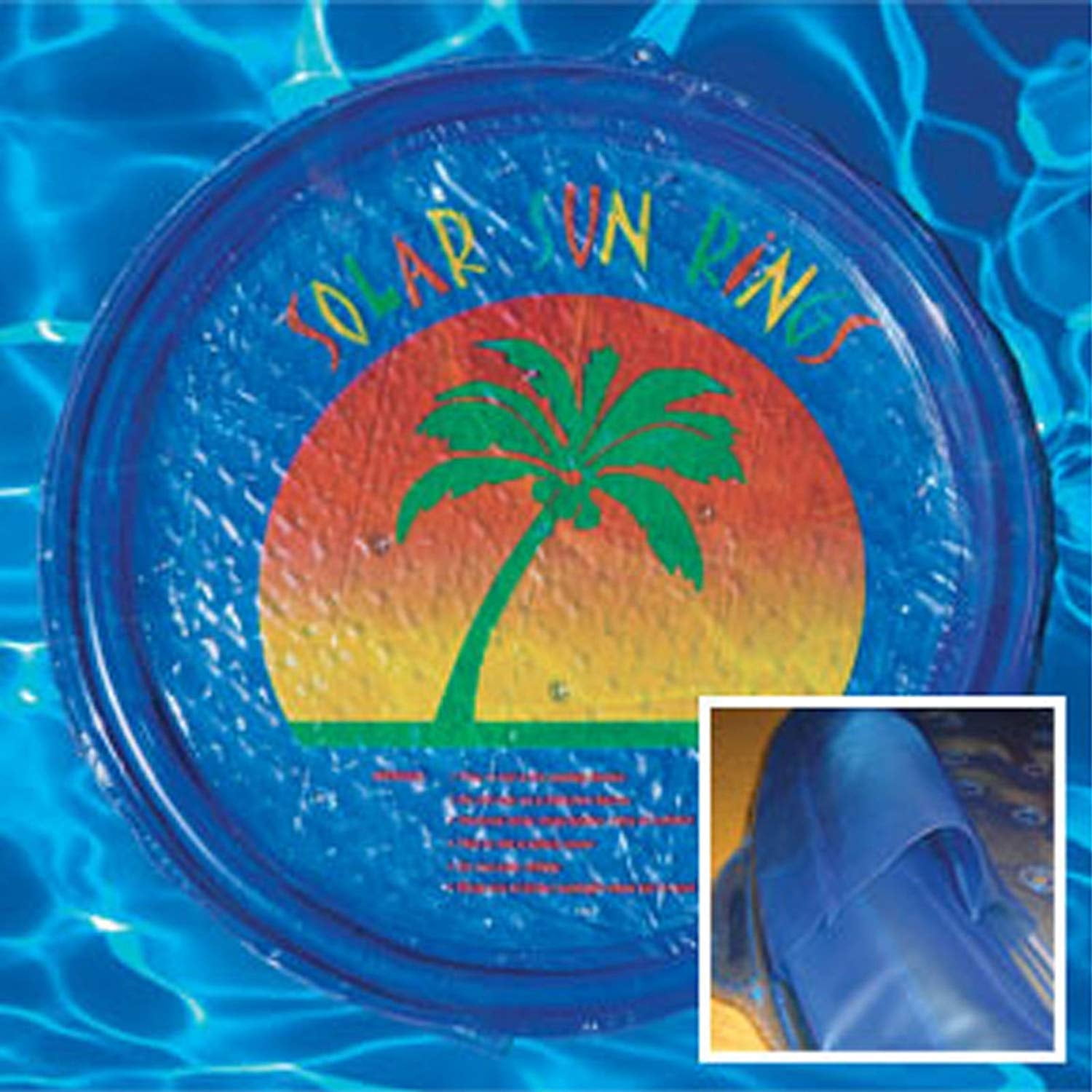 Solar Sun Rings - Pool Heater & Swimming Warmer with Water Anchors - 20 ...