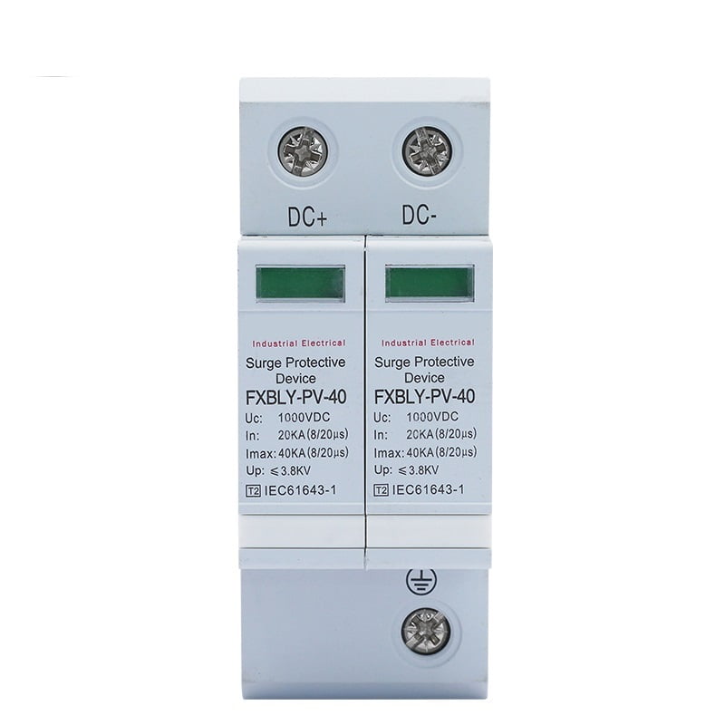 Solar Surge Protector Din Rail Mounting DC 1000V 20KA~40KA Low-voltage ...