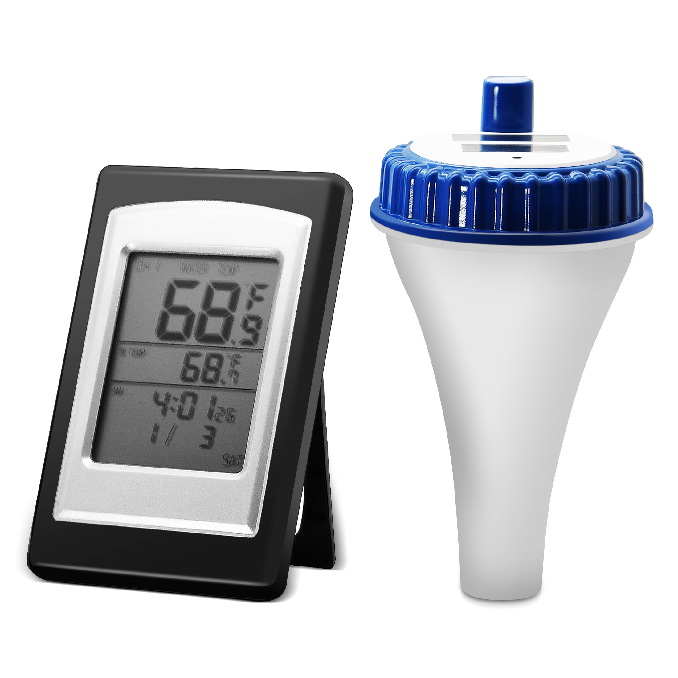 Solar Swimming Pool Thermometer for Outdoor Indoor Pools Spas Hot Tubs ...