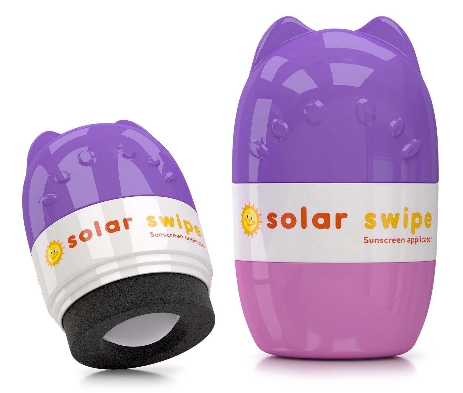 Solar Swipe Sunscreen Applicator, Portable, Washable, Mess-Free ...