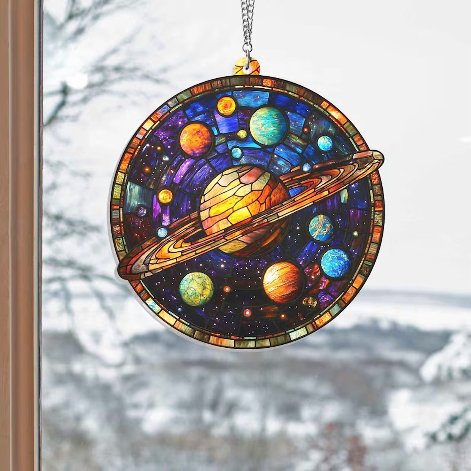 Solar System Acrylic Suncatcher, Astronomy Gift for Space Lover ...
