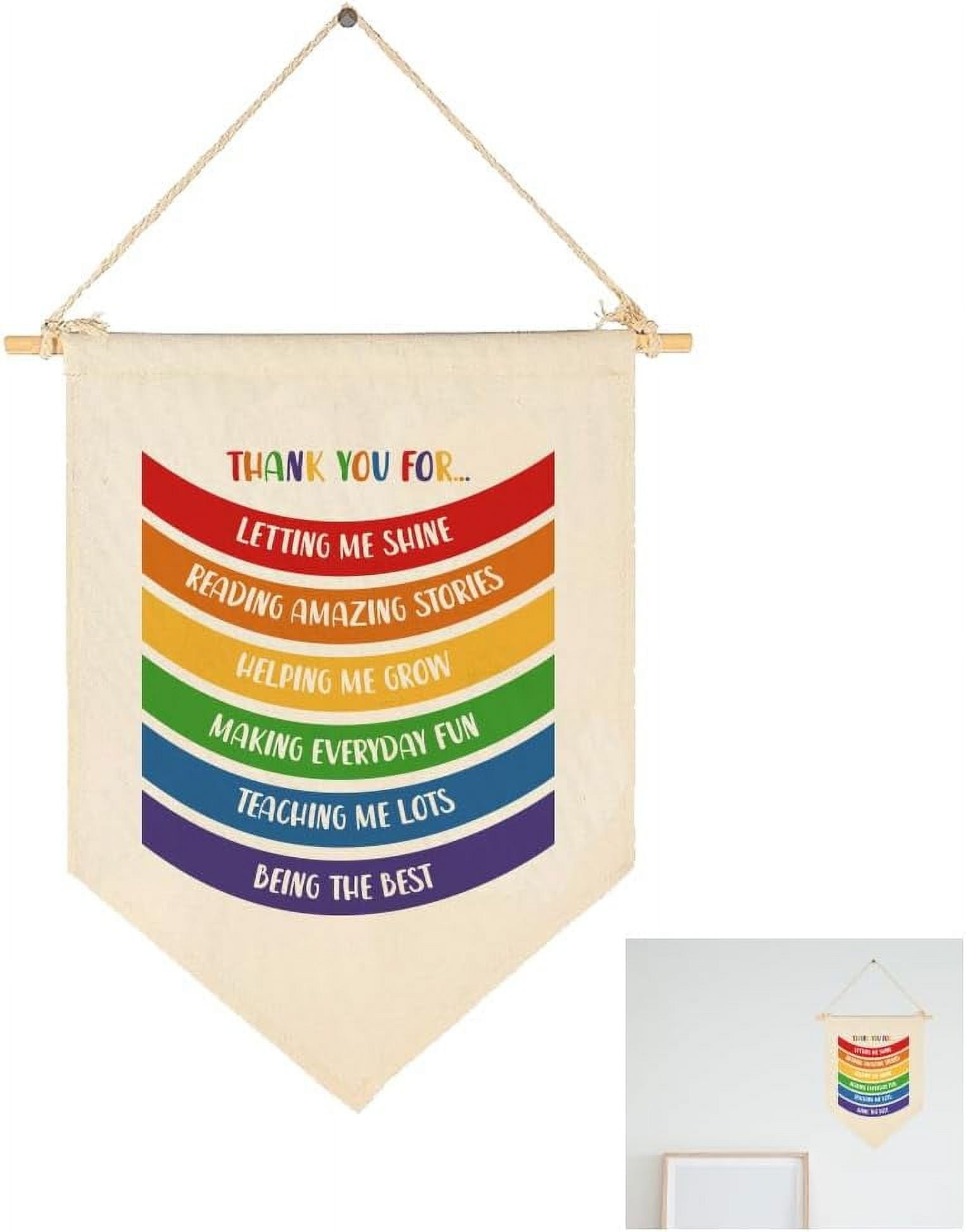 Solar System Canvas Decor Canvas Hanging Pennant Flag Banner W Sign ...