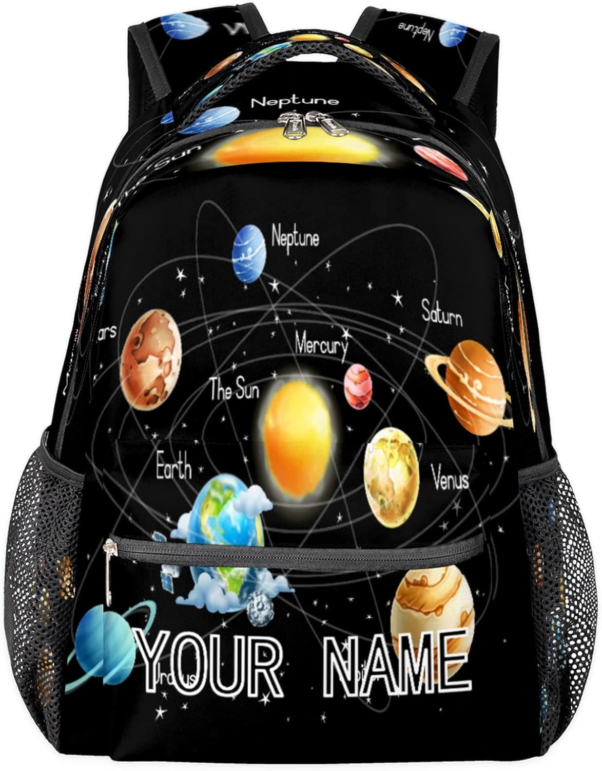 Solar System Custom Backpack, Universe Space Galaxy Planets ...
