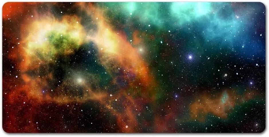 Solar System Desk Mat Universe Gaming Desk Pad Space Mouse Pad Keyboad ...