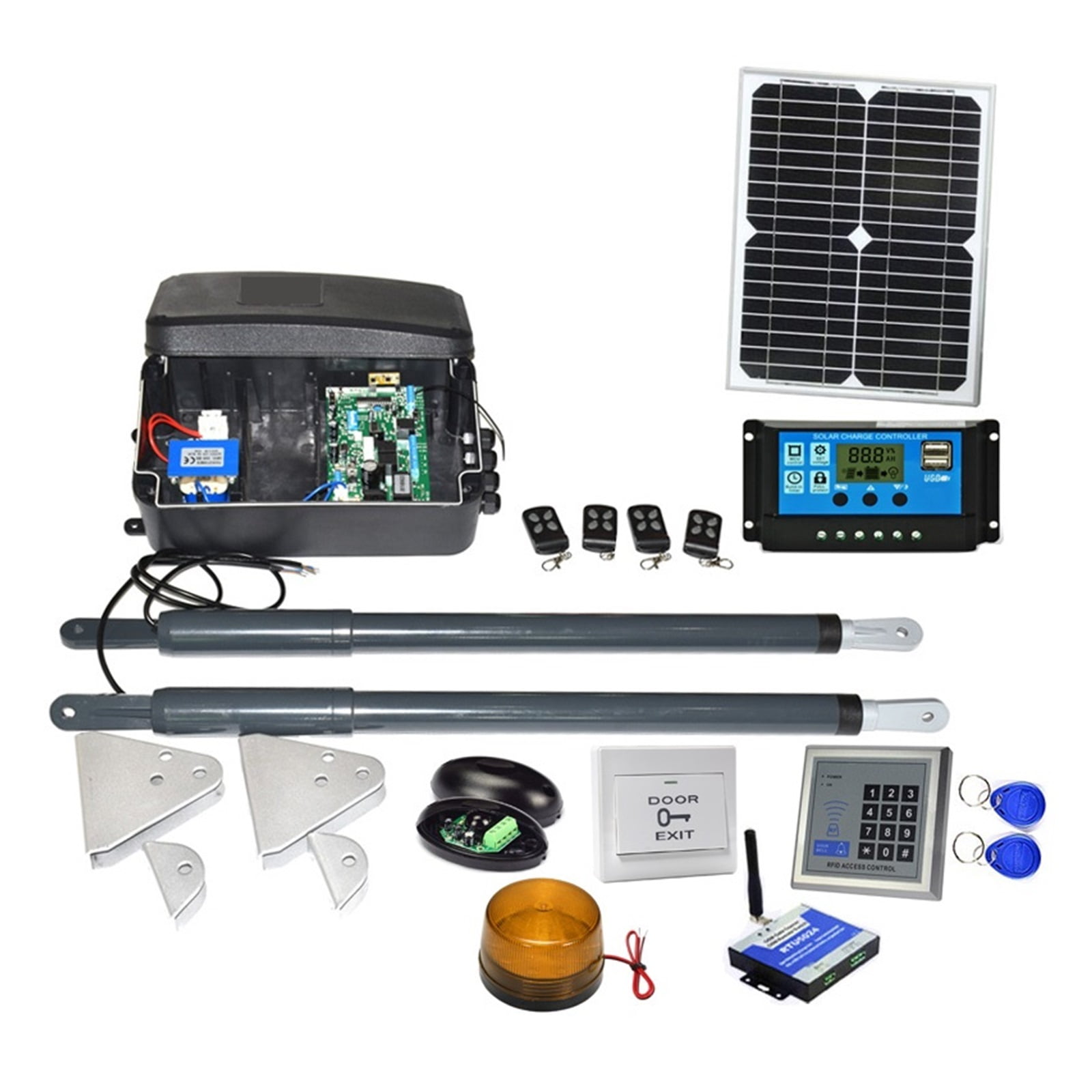 Solar System Driveway Electric 12VDC Linear Actuator 200kg Engine Motor ...