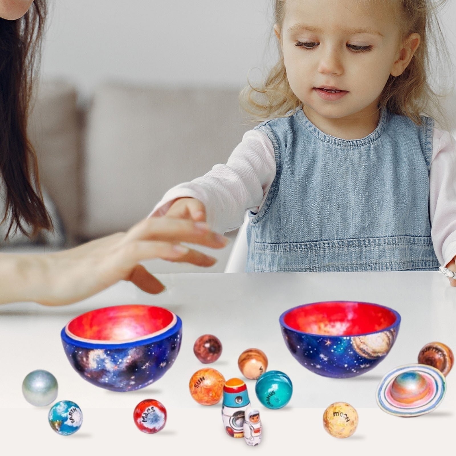 Solar System Educational Model Toy | Universe Learning Game with 8 ...