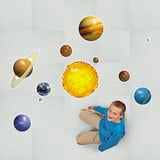 Solar System Floor Clings - Educational - 10 Pieces - Walmart.com
