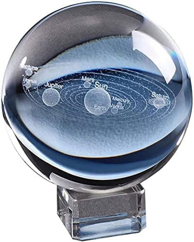 Solar System Galactic Crystal Ball，Solar System Model，Fengshui Glass ...