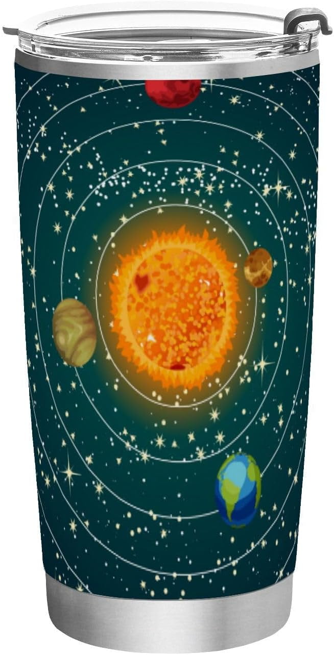 Solar System Galaxy 12 Oz Stainless Steel Vacuum Insulated Tumbler with ...