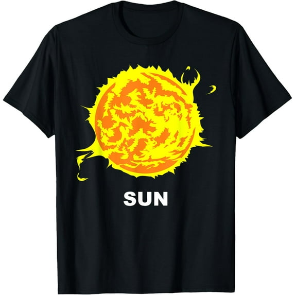 Solar System Group Costumes - Sun Fireball Star Costume T-Shirt men and ...