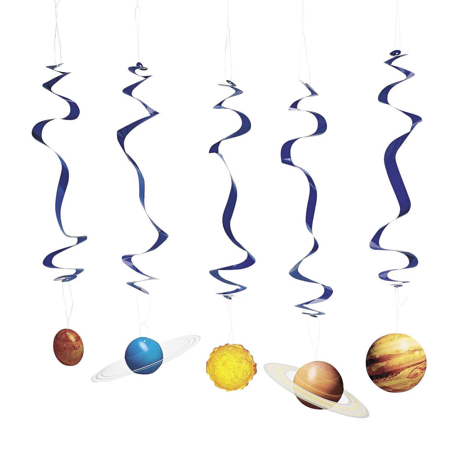 Solar System Hanging Swirls (10) - Walmart.com