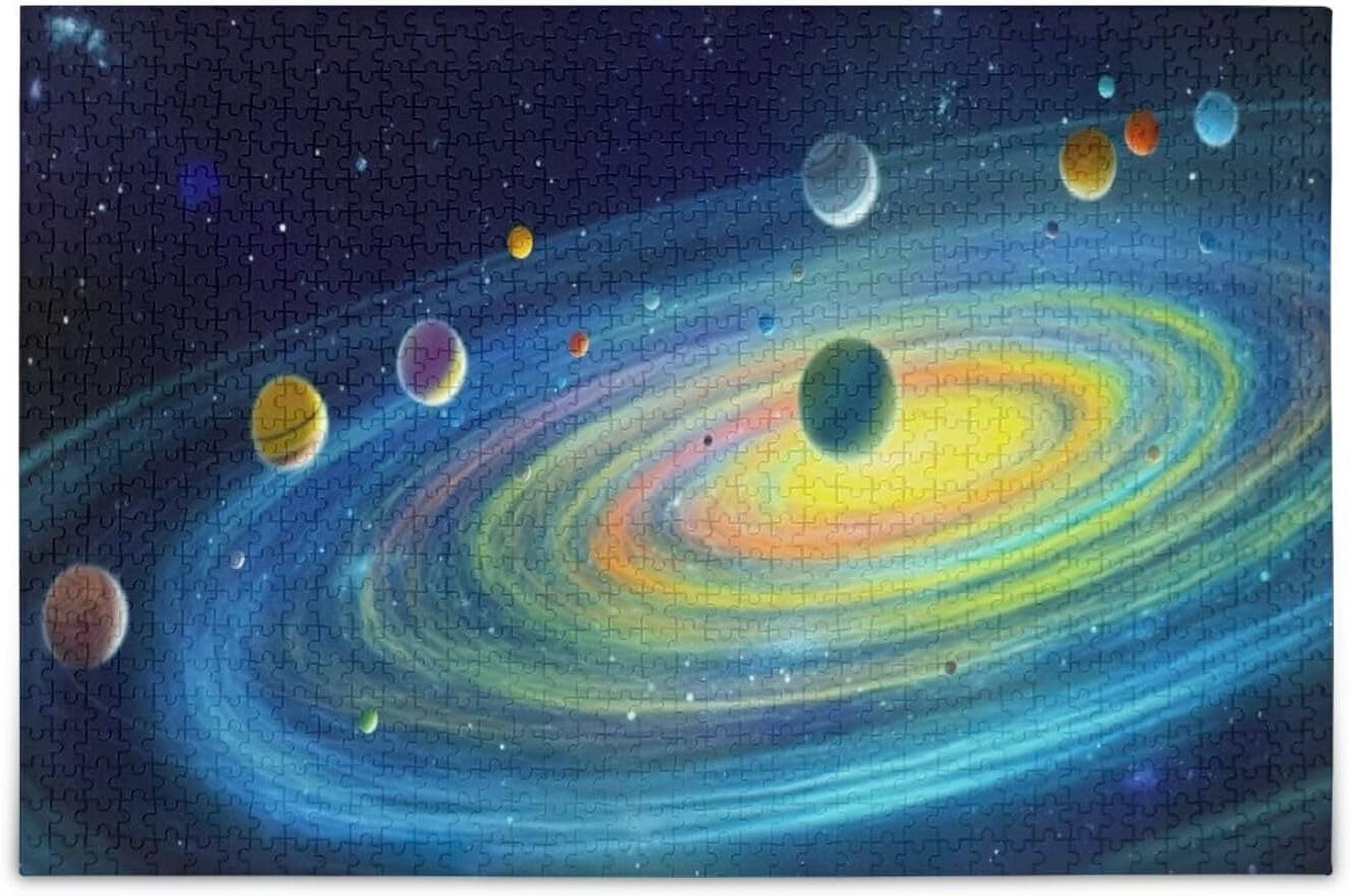 Solar System Jigsaw Puzzles 1000 PiecesPuzzles for Adults Family Game ...