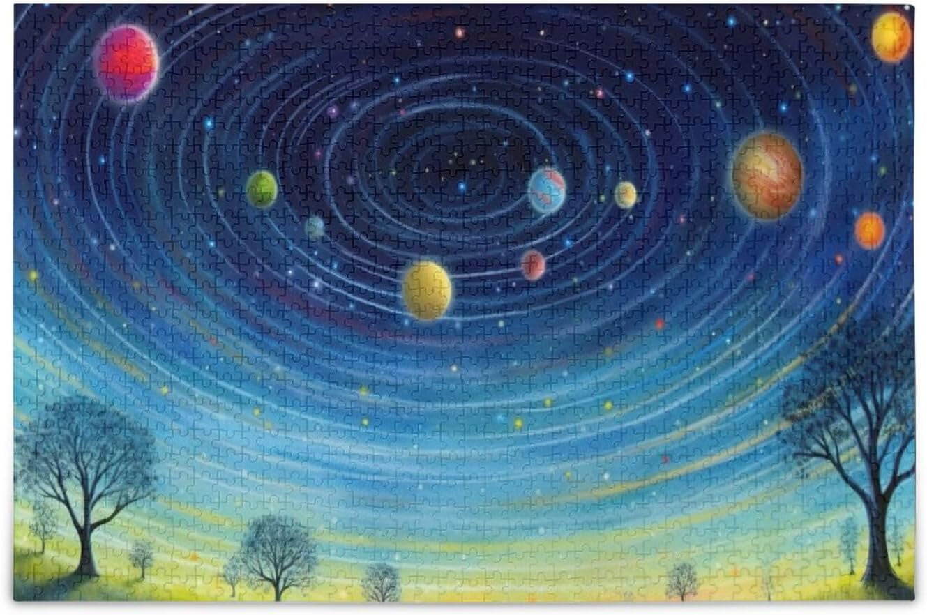 Solar System Jigsaw Puzzles 500 PiecesPuzzles for Adults Family Game ...