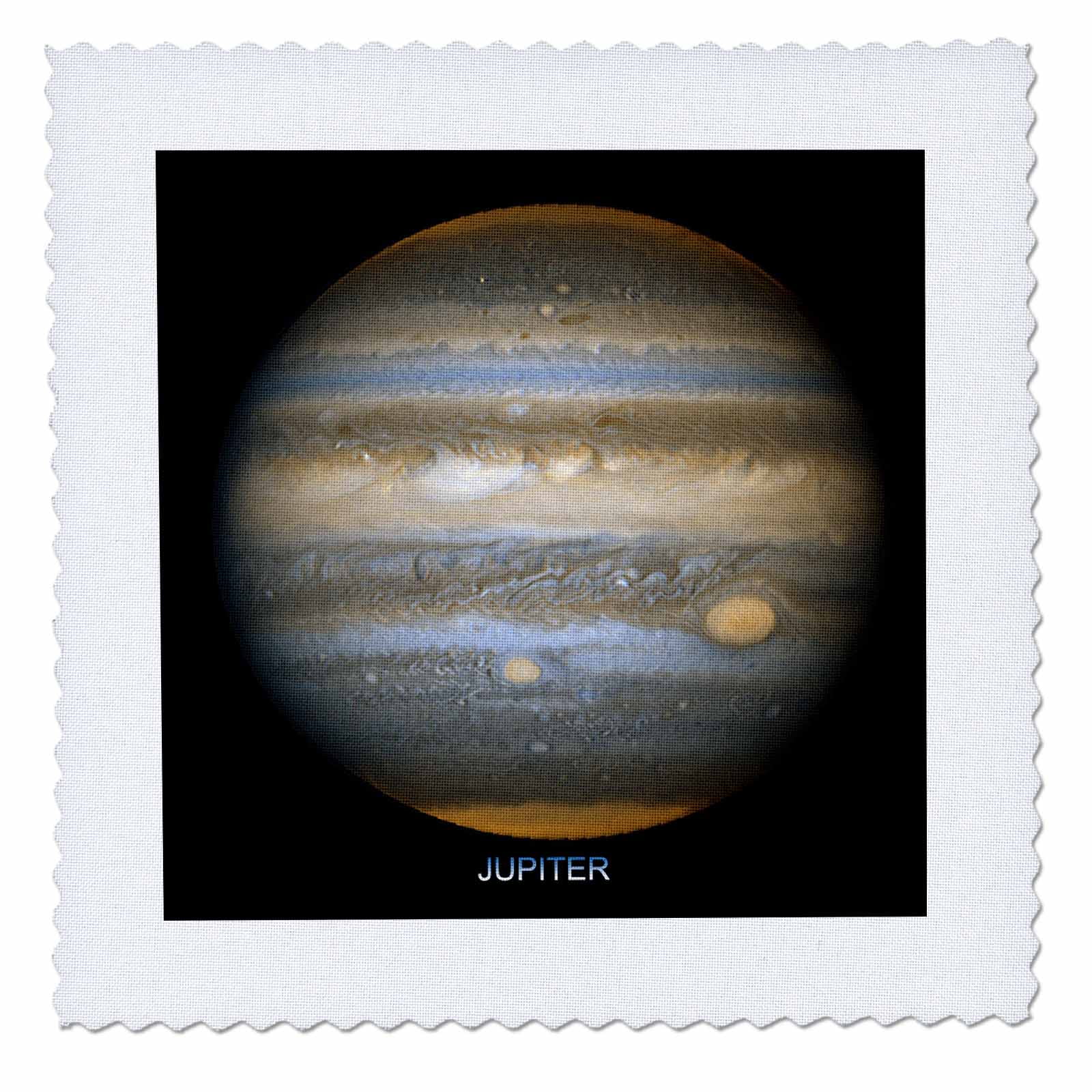 3dRose, Solar System - Jupiters New Red Spot, 12x12 inch quilt square ...