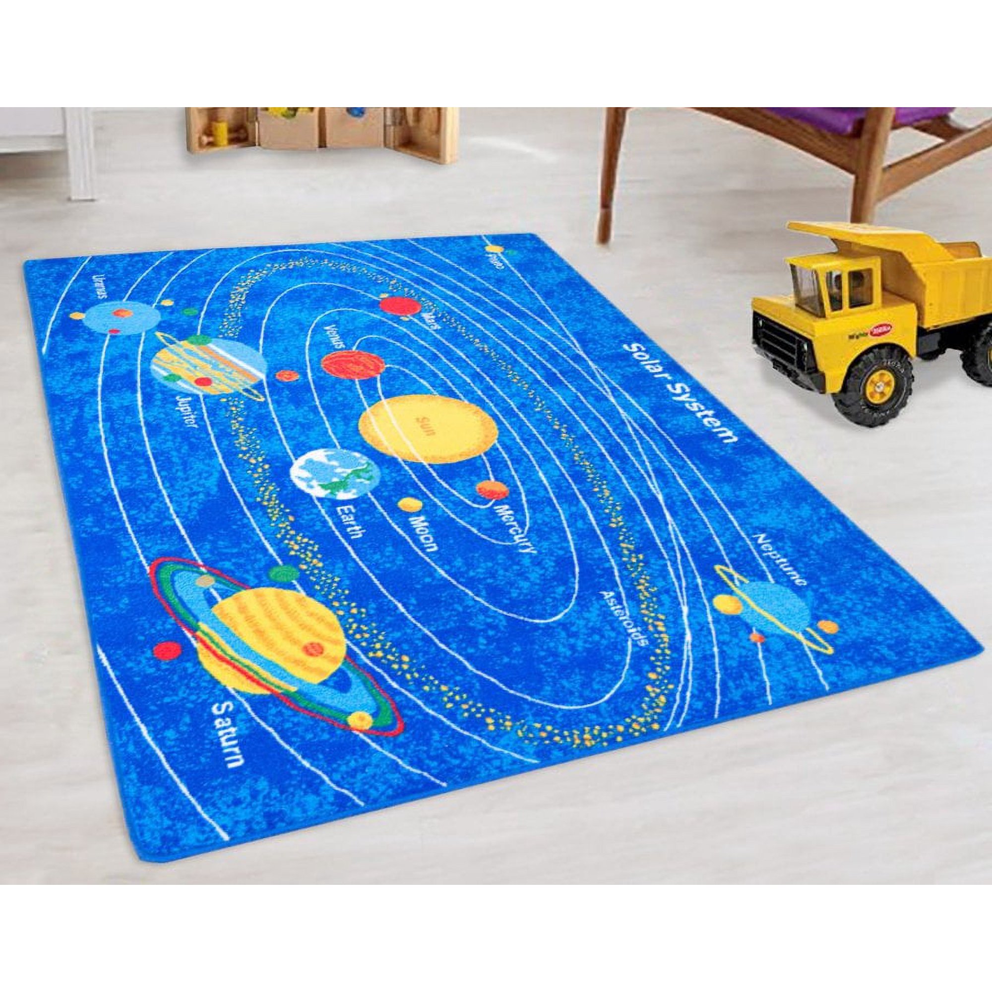 Solar System Rug 5x7