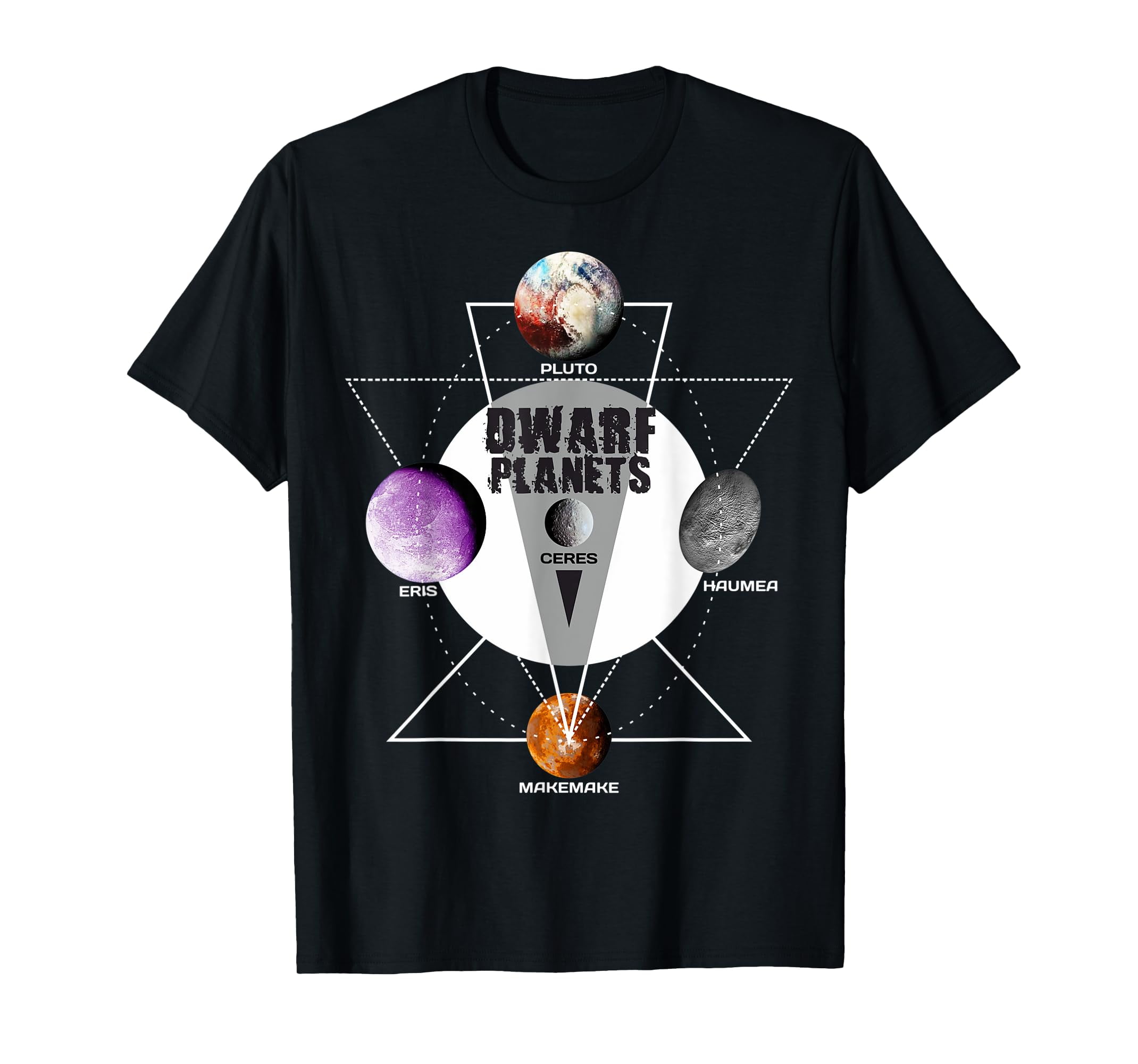Solar System: List of Planets, Main & Dwarf Gift T-Shirt - Walmart.com