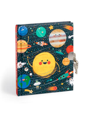 Solar System Locked Diary - Walmart.com