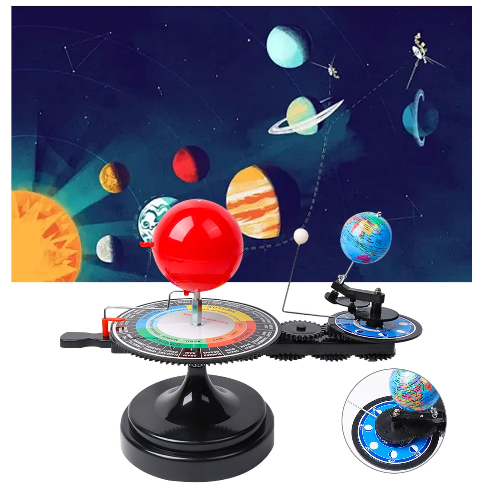 Solar System Model Kit Kids Sun Earth Moon Orbital Model Kit Astronomy ...