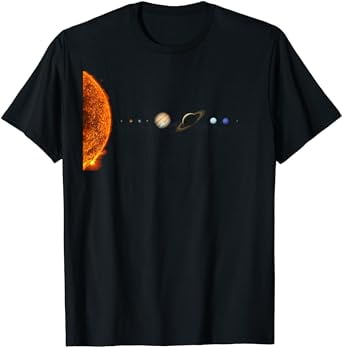 Solar System Nerd Galaxy Science And Planets Astronomy T-Shirt ...