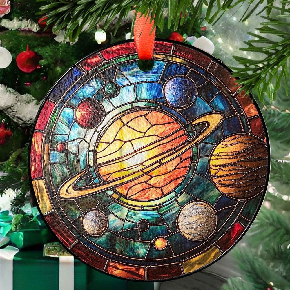 Solar System Ornament Suncatcher, Planetary Suncatcher, Astronomy Lover ...