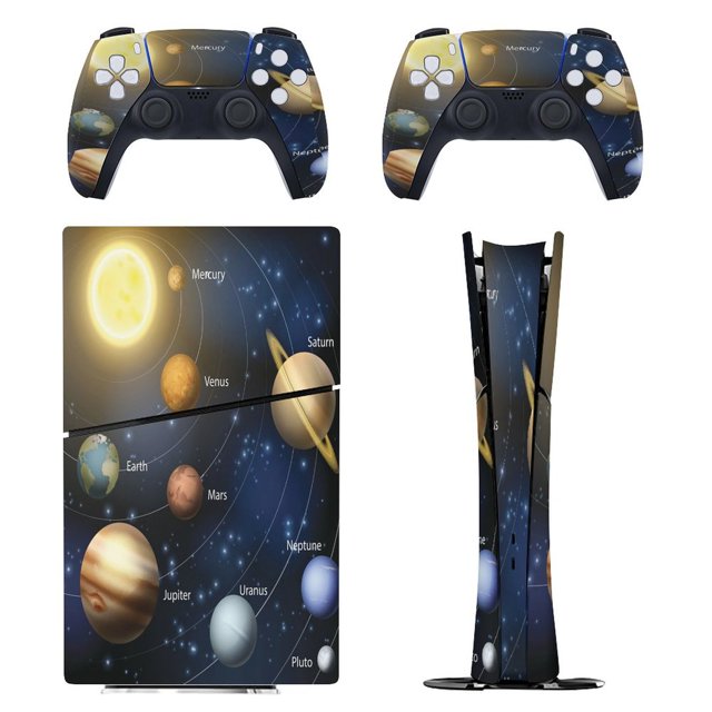 Solar System PS5/PS5 Pro/PS5 Slim Digital Disc Skin Sticker For Console ...