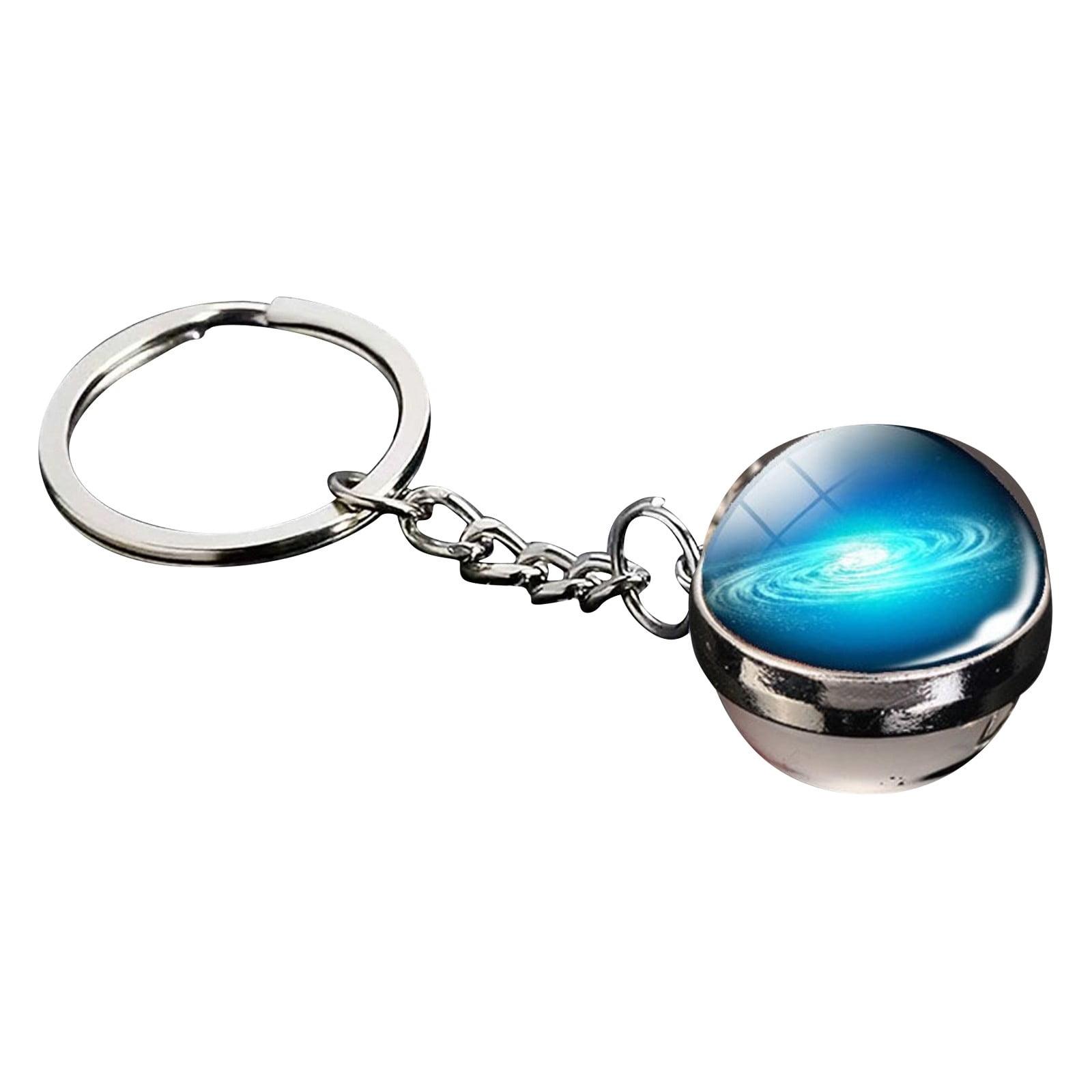 Solar System Planet Key Chain Time Gemstone Keychain Hanging Galaxy ...