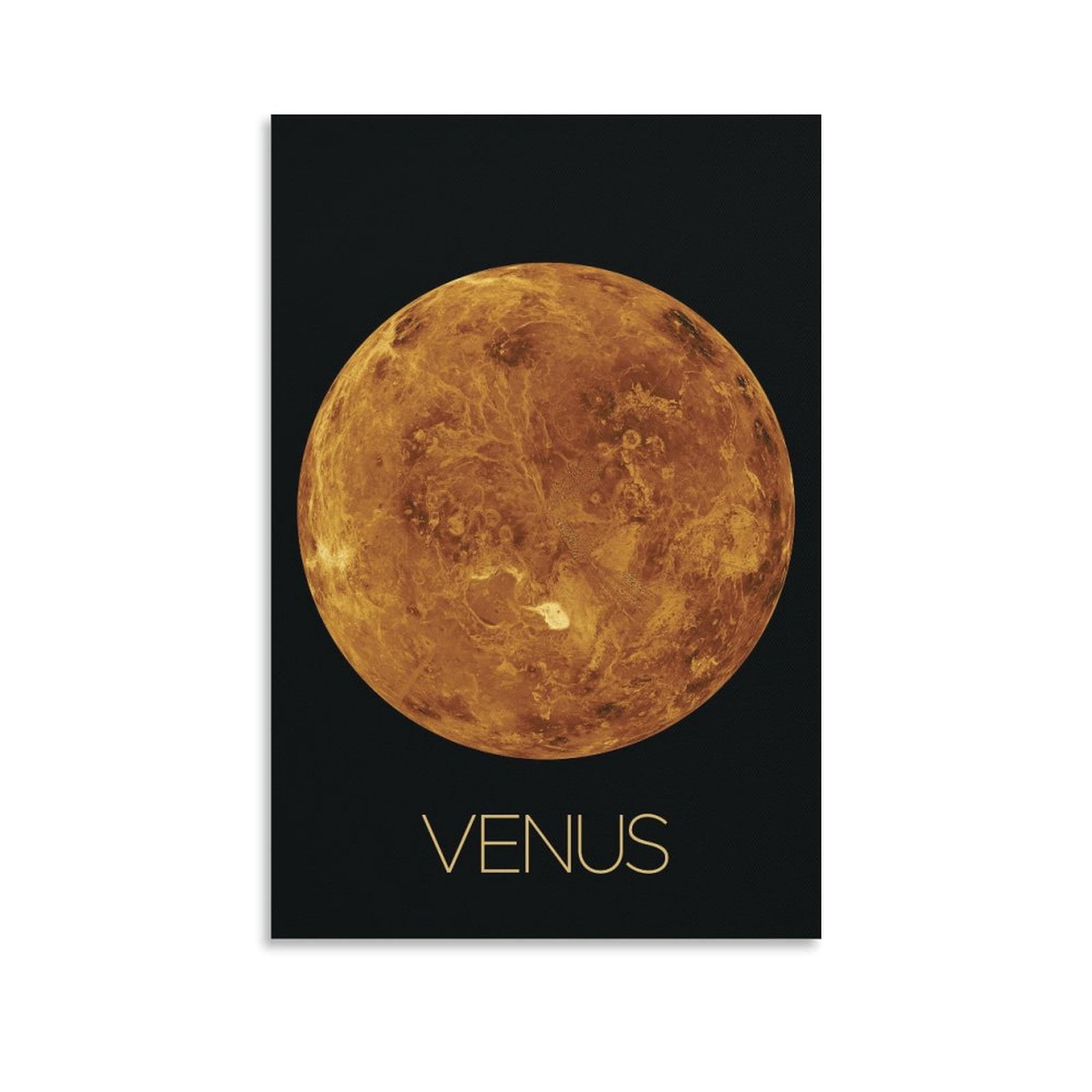 Solar System Planet Venus Educational Posters Picture Print Canvas ...