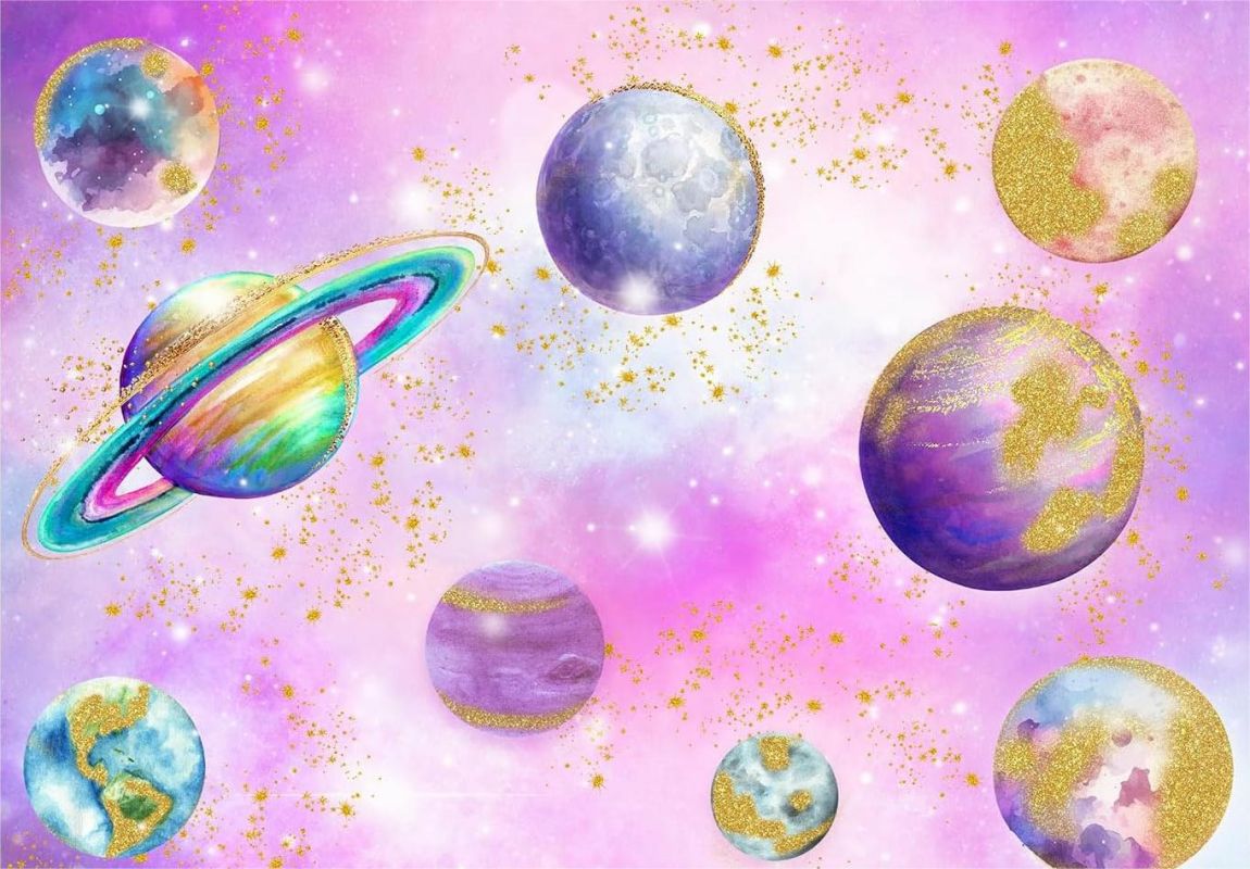 Solar System Planets Backdrop Outer Space Universe Galaxy Star ...