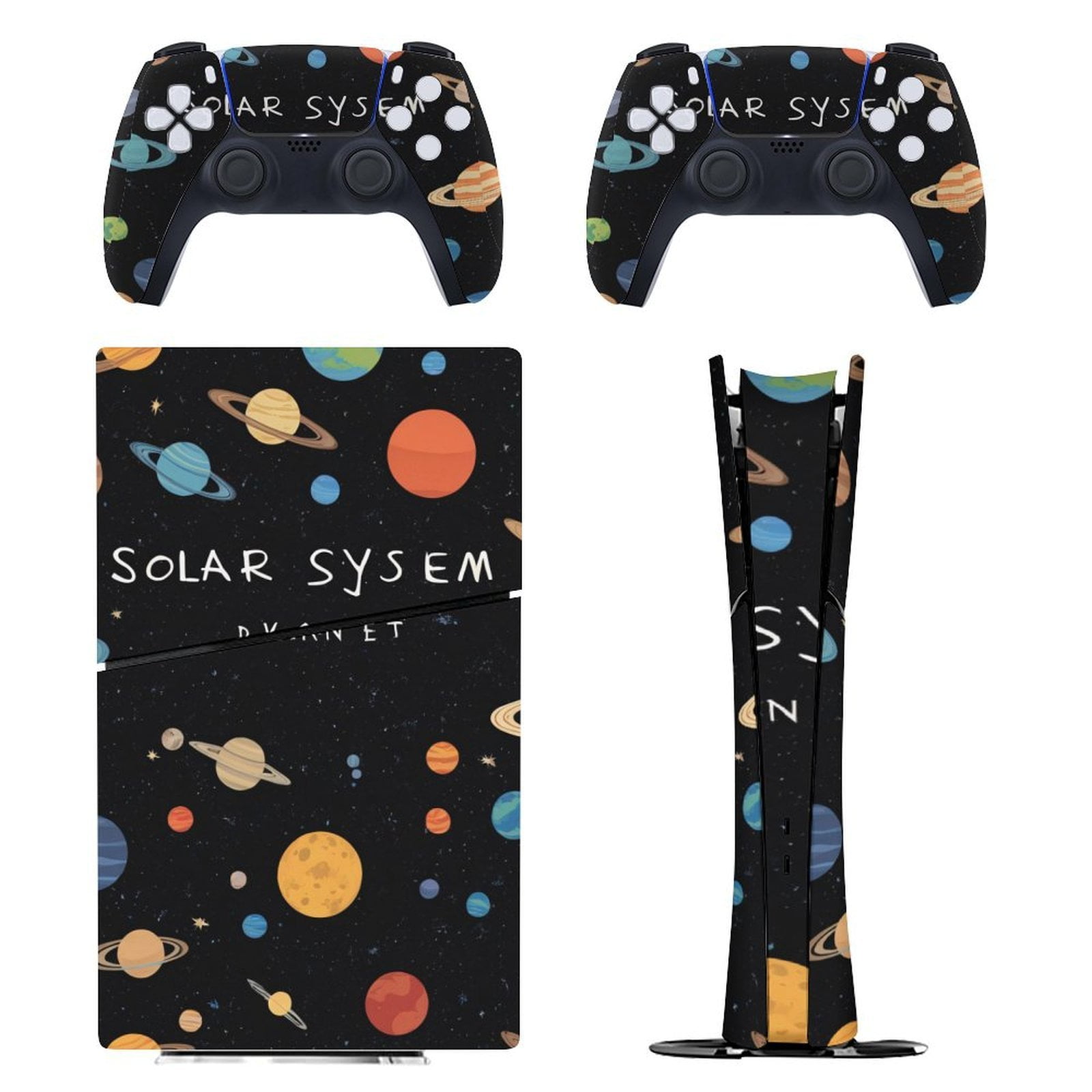 Solar System Planets Console Skin Bundle for PS5 Pro Slim Disc ...