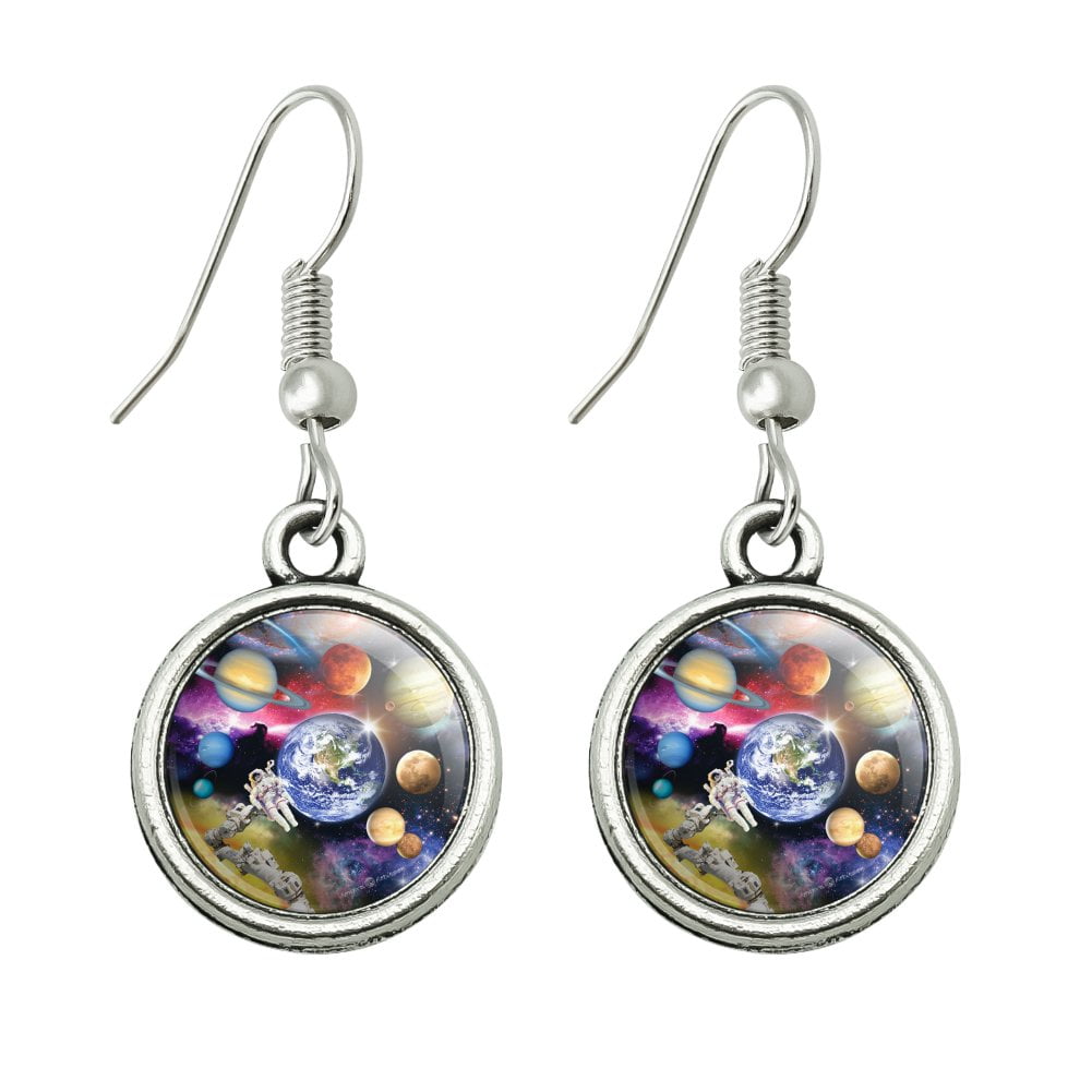 Solar System Planets Space Earth Saturn Jupiter Mars Novelty Dangling ...