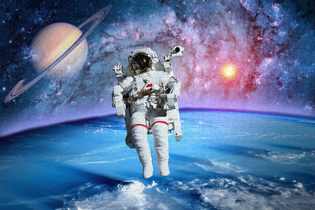 Solar System Planets and Astronauts 1000 Piece Jigsaw Puzzle - Every ...