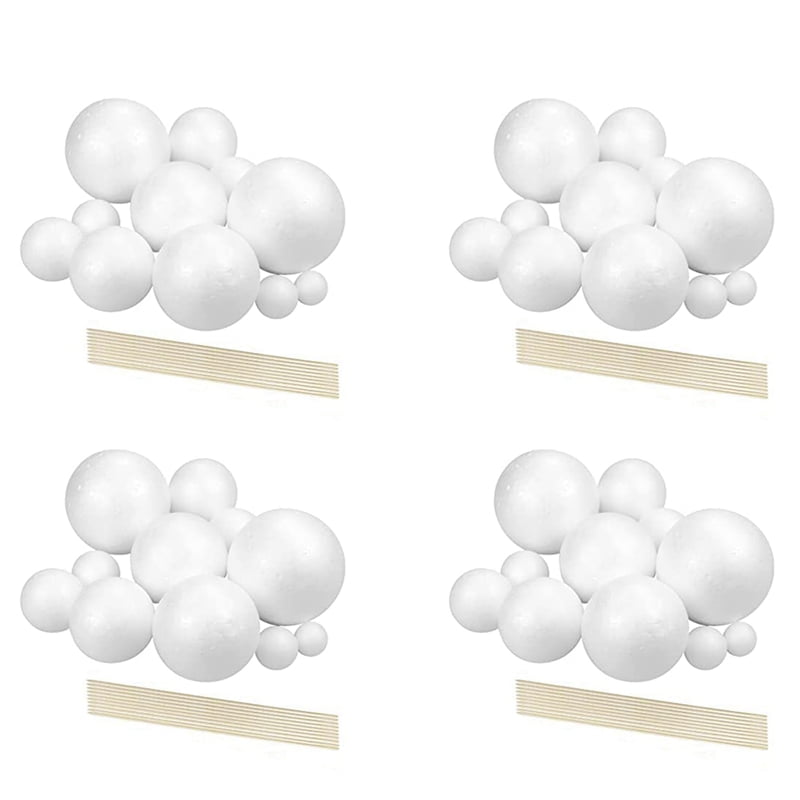 Solar System Project Kit, PlanetModel Crafts 56 Mixed Sized Polystyrene ...