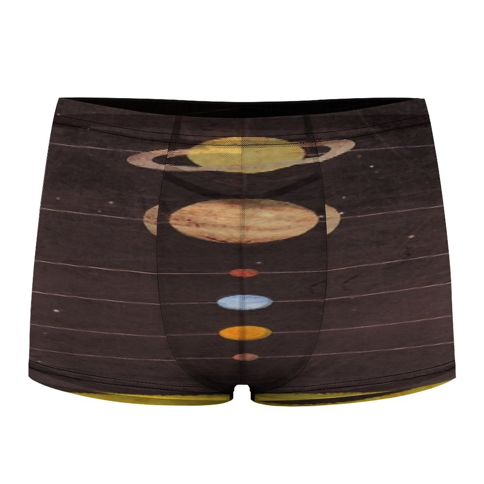 Solar System Retro Men's Mesh Boxer Briefs Cooling Breathable Sports ...