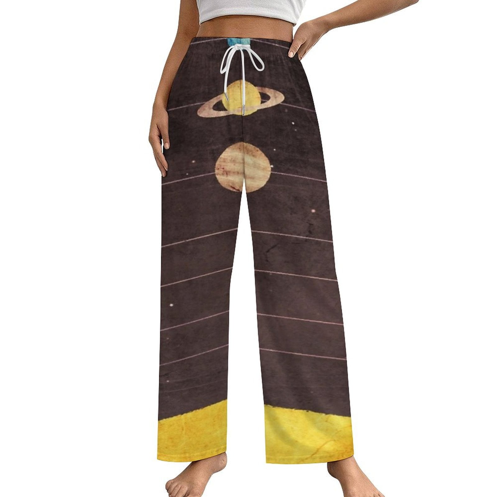 Solar System Retro Women's Pajamas Pajama Pants Women's Sleepwear ...