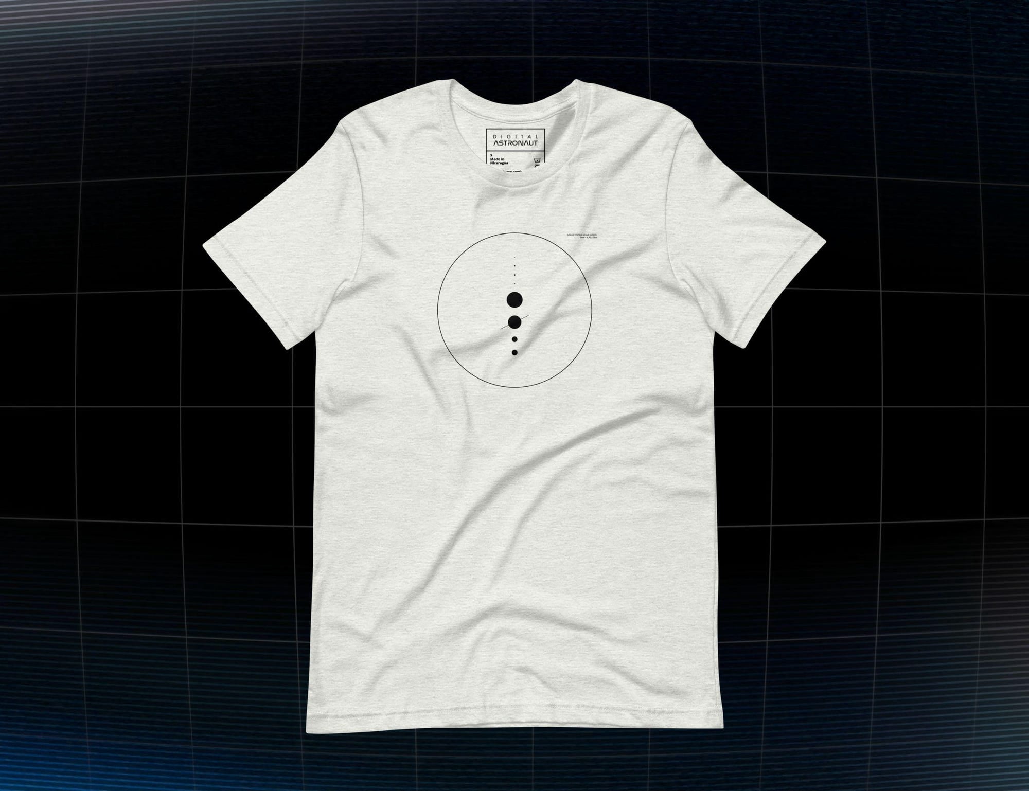 Solar System Scale Model Light Shirt Space NASA Enthusiast Gift ...
