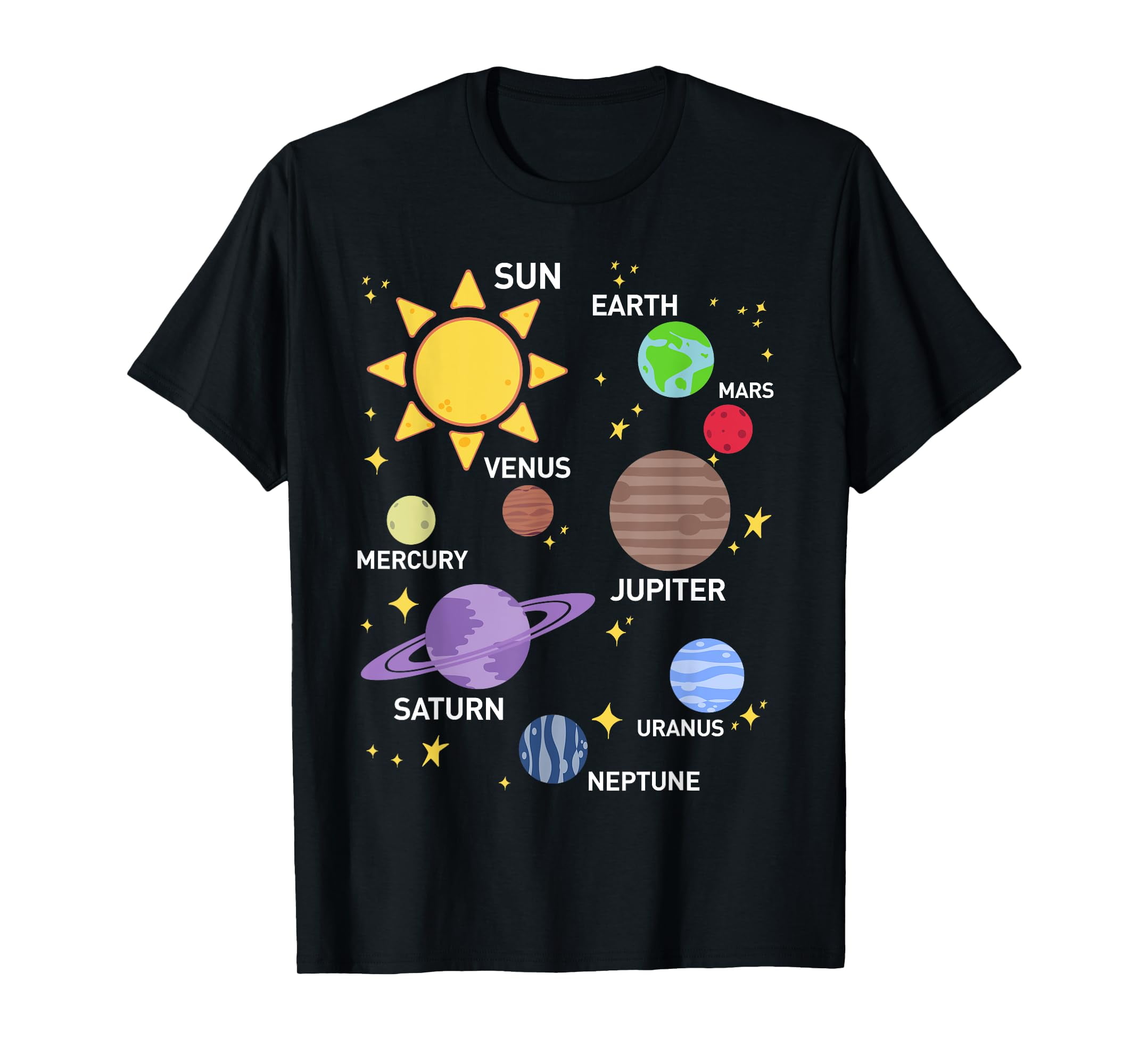 Solar System Shirt Planets Astronomy - Walmart.com