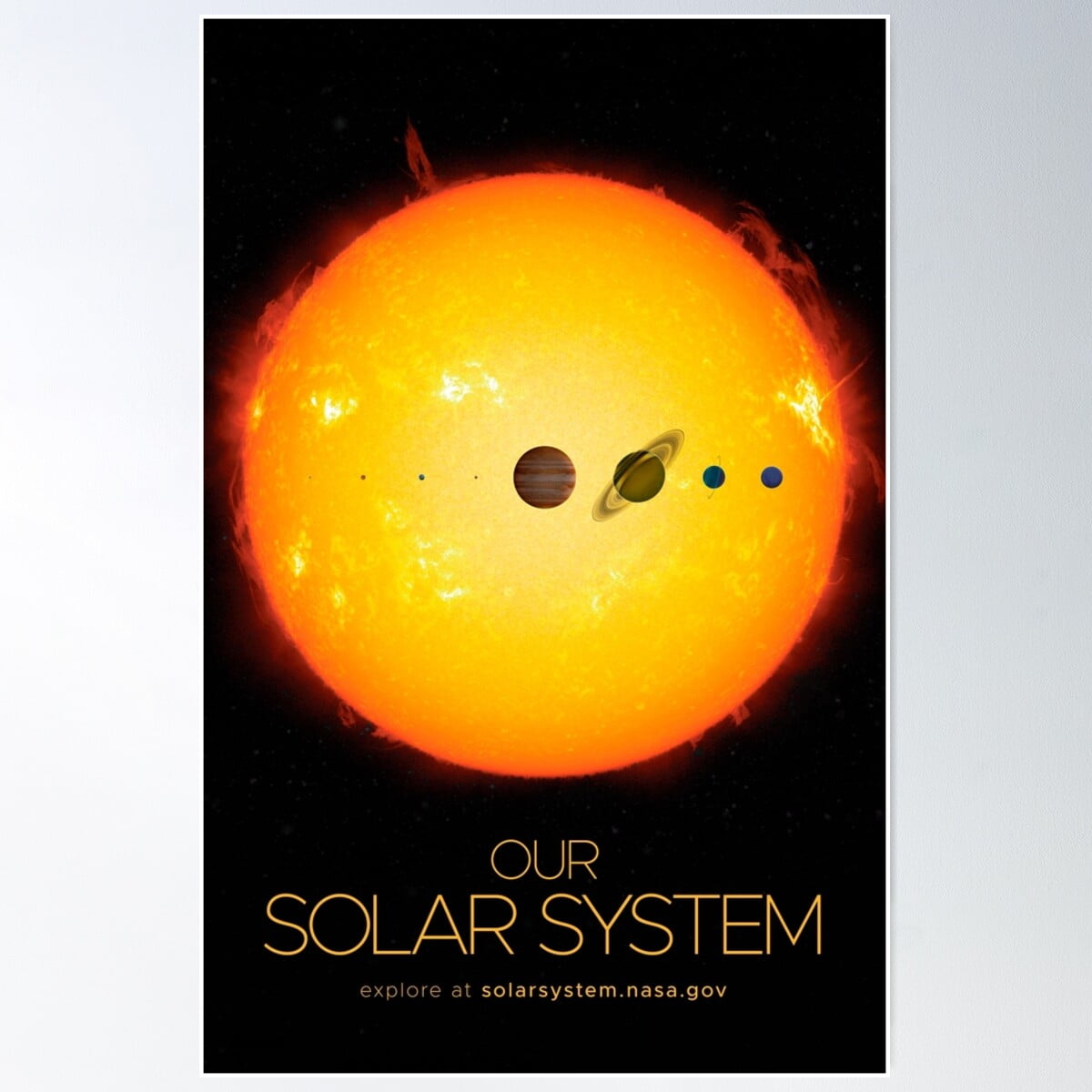 Our Solar System Sun Poster - Explore Solar System By The National ...